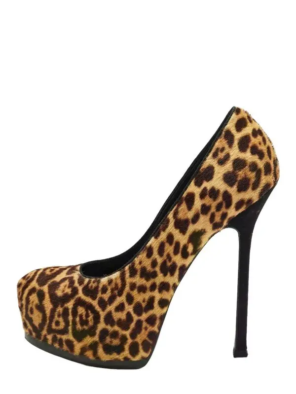 Saint Laurent Platform Stiletto Pumps - Neutrals