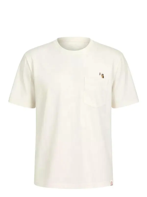 REVOLUTION NOW Pocket T-shirt - Neutrals