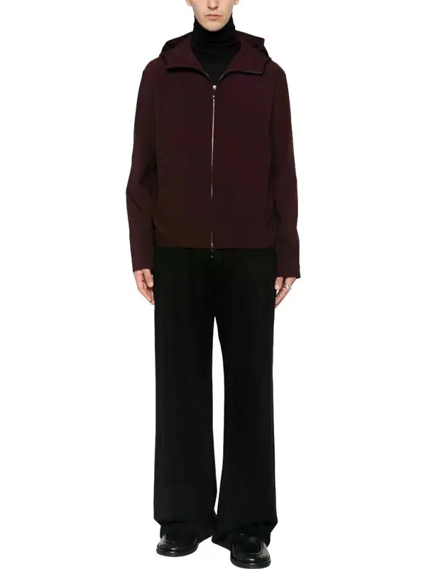 Emporio Armani Hooded Zip Jacket - Red