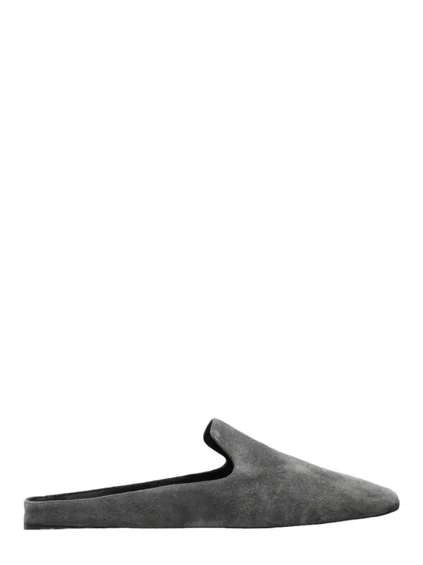 Max Mara Suede Slides - Grey