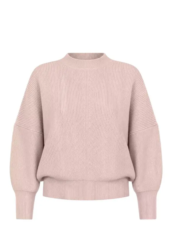 SA SU PHI Batwing Ribbed-knit Sweater - Pink