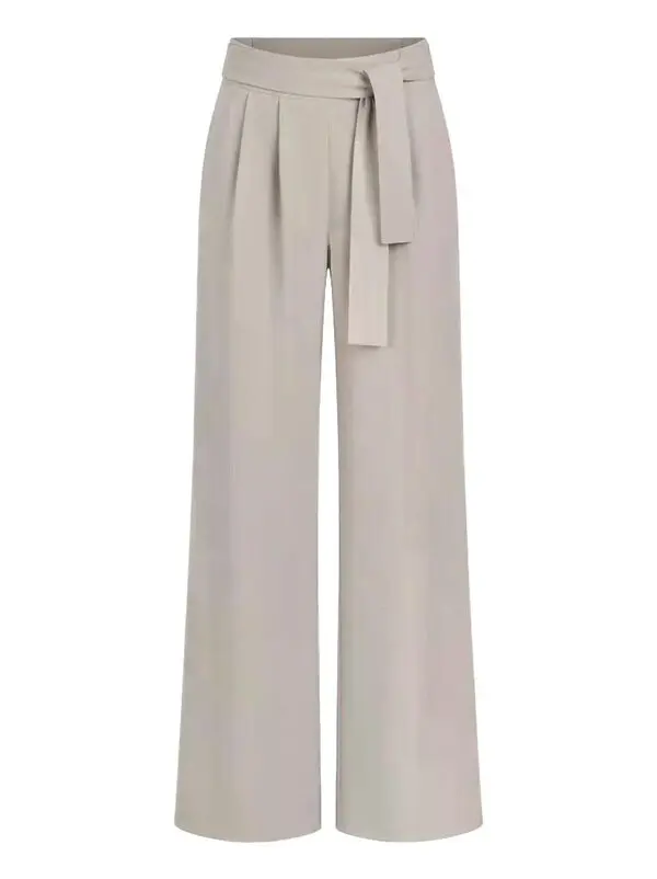 Dusan Belted Wide-leg Trousers - Neutrals