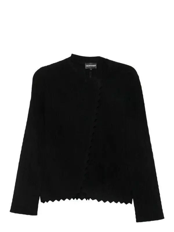 Emporio Armani Textured Jacket - Black