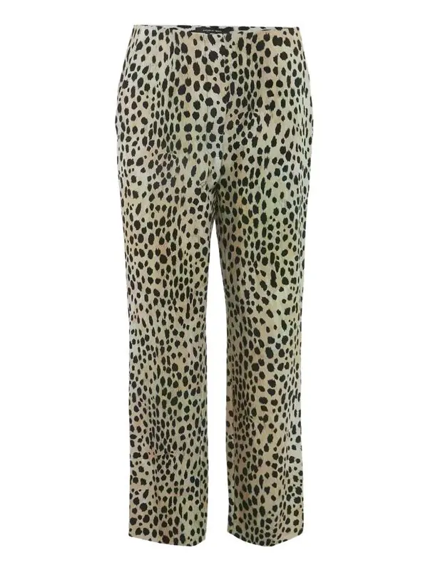 Just Cavalli Leopard-print Jersey Trousers - Neutrals