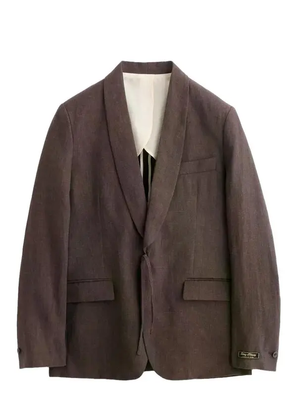 A KIND OF GUISE Shinji Shawl-lapel Blazer - Brown