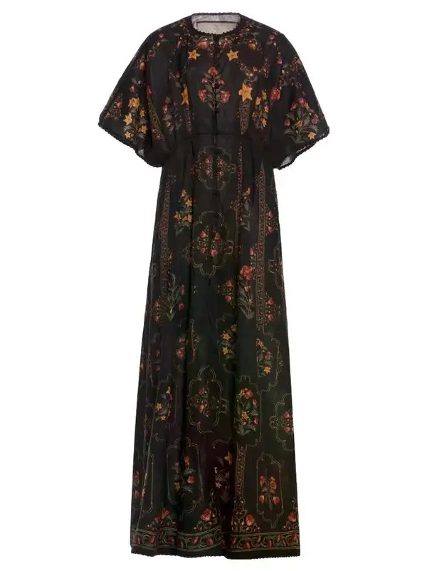 Agua Bendita Gesto Andes Maxi Dress - Black