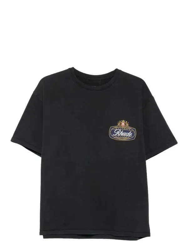 Rhude Safari Crest Short-sleeve T-shirt - Black