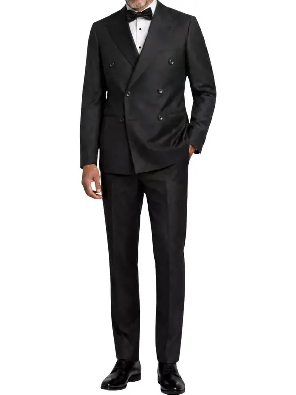 FRANZESE COLLECTION Beckham Double-breasted Suit - Grey