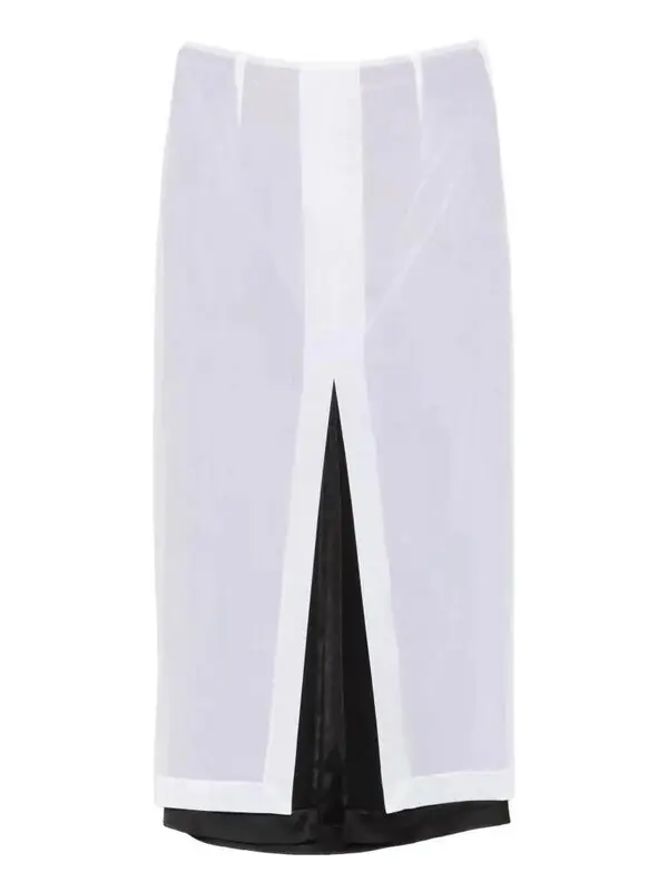 THE ROW Ismara Layered Maxi Skirt - White