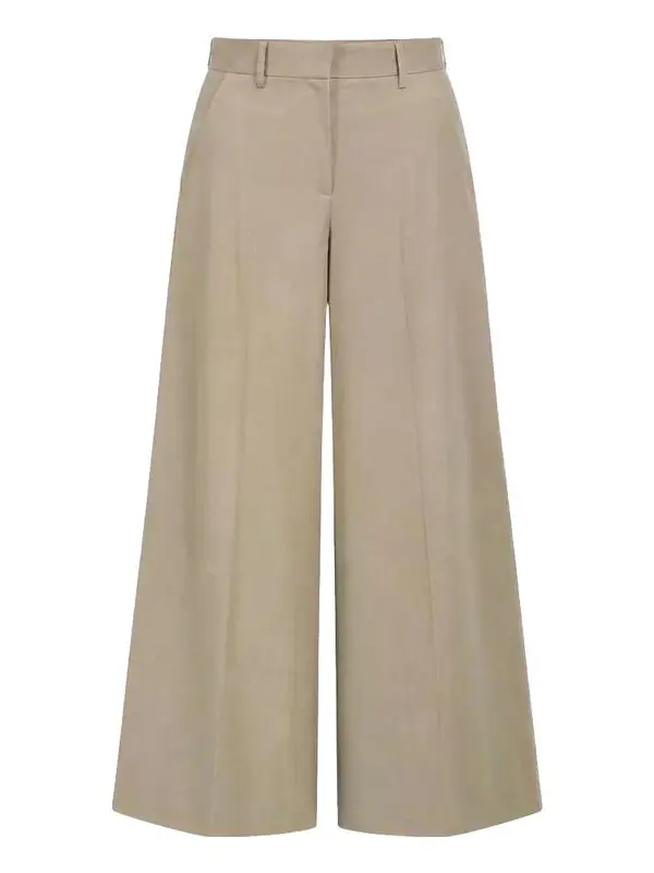 KULSON Icon Wide-leg Trousers - Neutrals