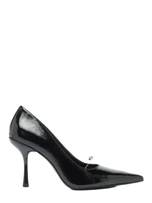 DIESEL® D-jewels Leather Pumps - Black
