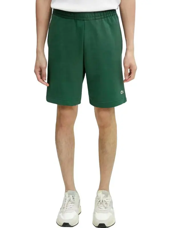 Lacoste Logo Patch Drawstring Shorts - Green