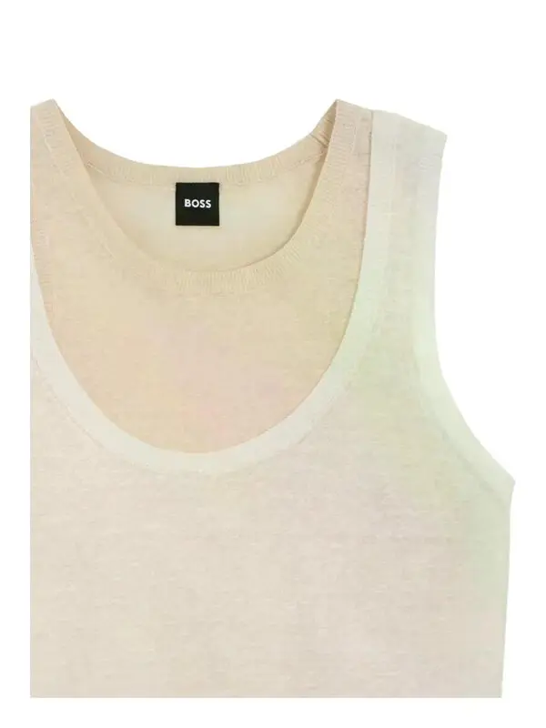 BOSS Layered Sleeveless Top - Neutrals