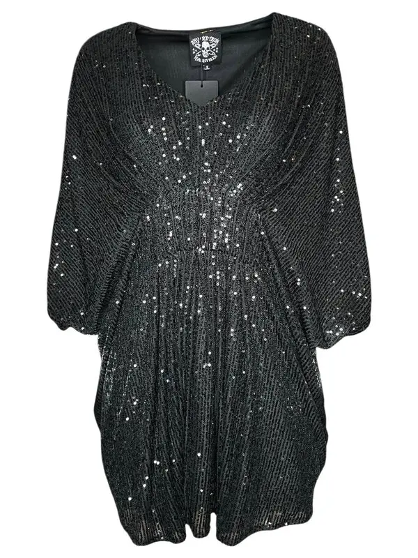 ANY OLD IRON Fourth Avenue Sequin Dress - Black