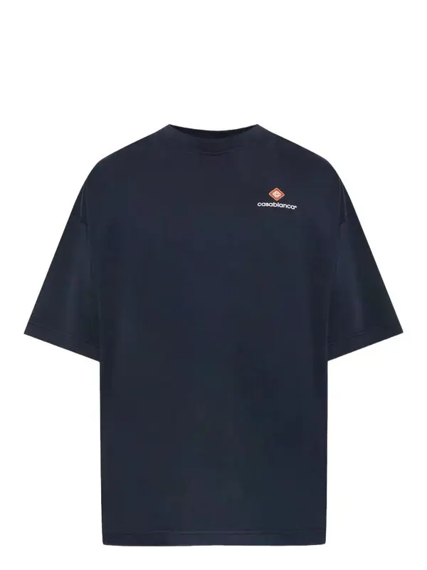 Casablanca Logo-print T-shirt - Blue