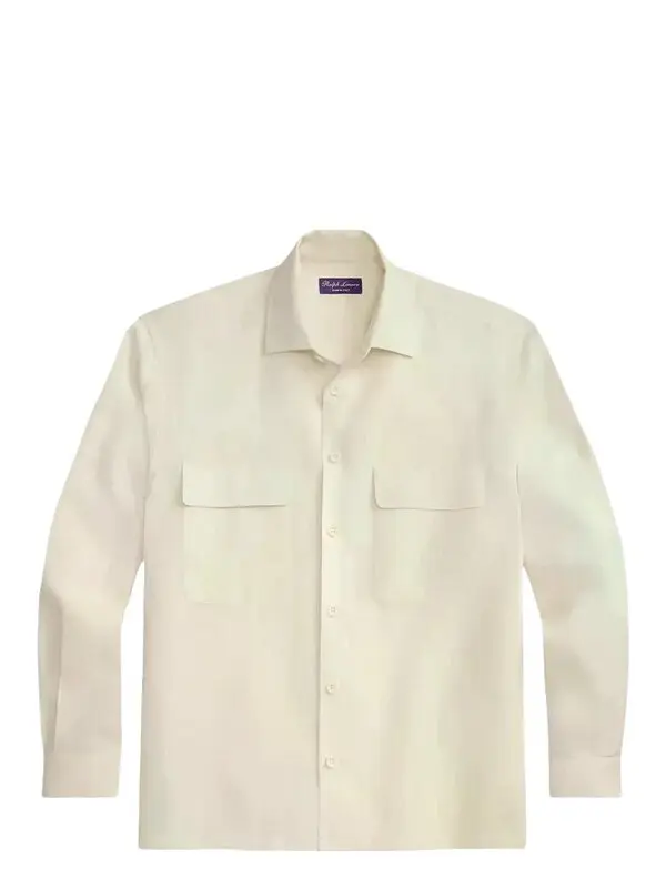 Ralph Lauren Purple Label Flap-pocket Shirt - Neutrals
