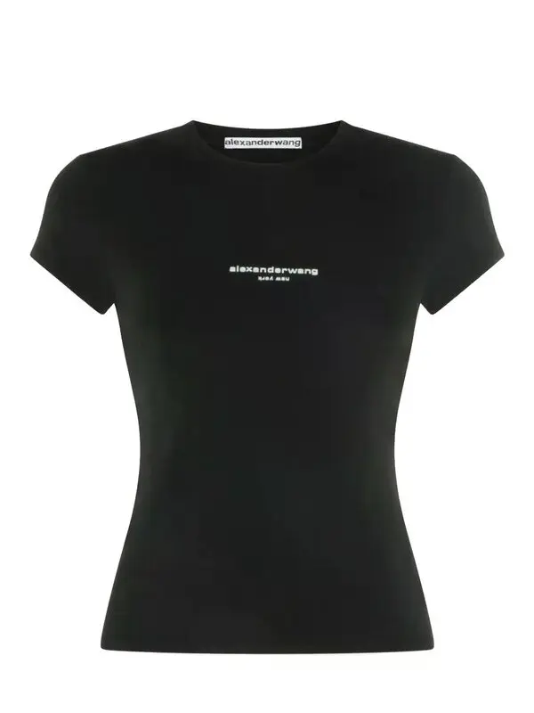 Alexander Wang Logo Print T-shirt - Black