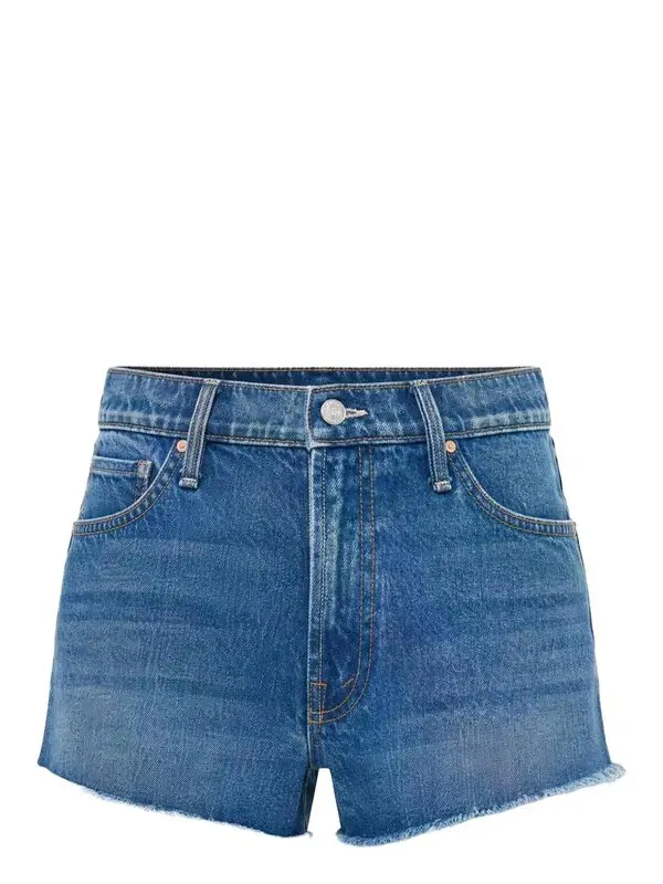 MOTHER Dodger Denim Shorts - Blue