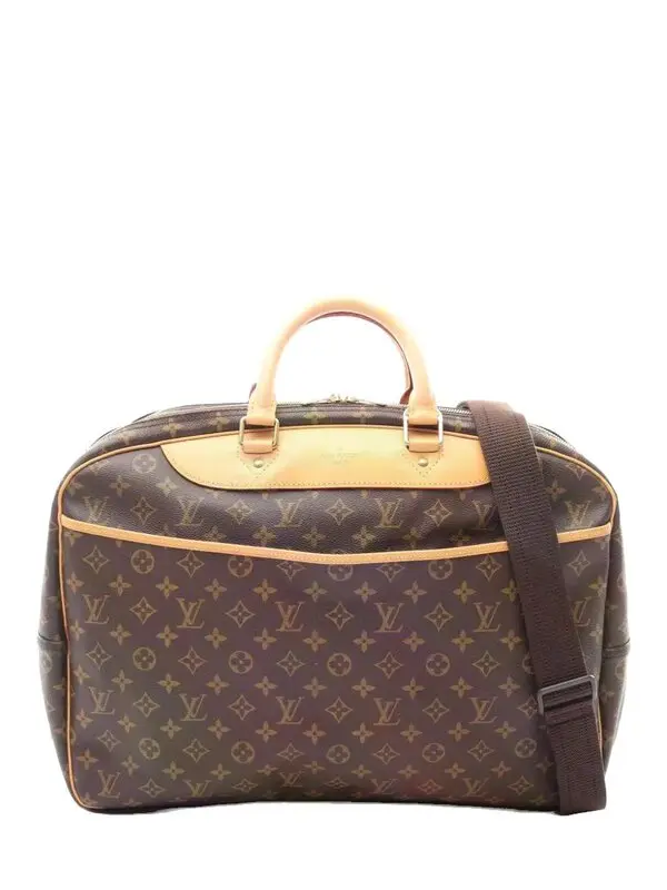 LOUIS VUITTON Monogram Canvas Alize 24h Boston Bag - Brown