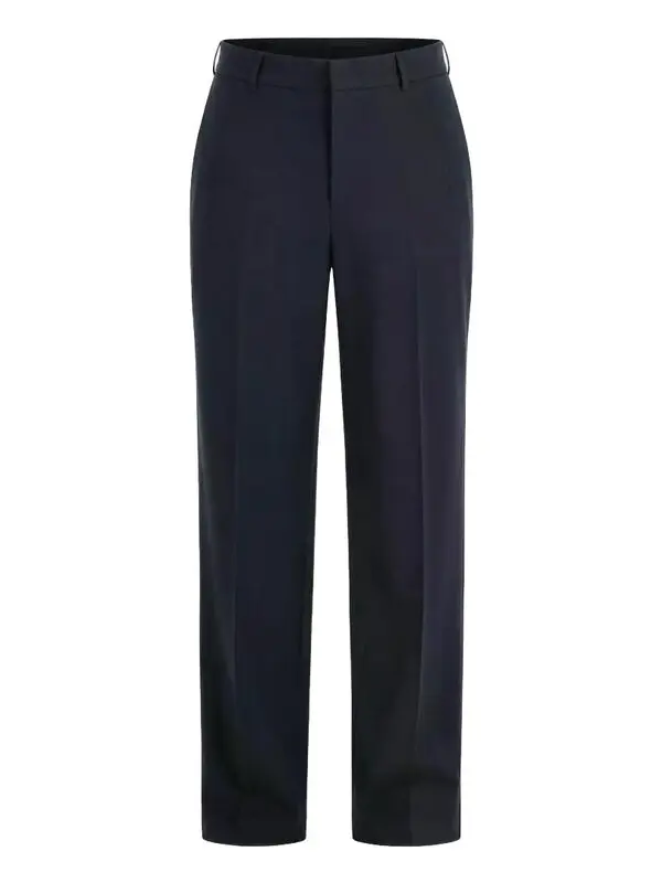 Armani Exchange Logo Plaque Tailored Trousers - Blue