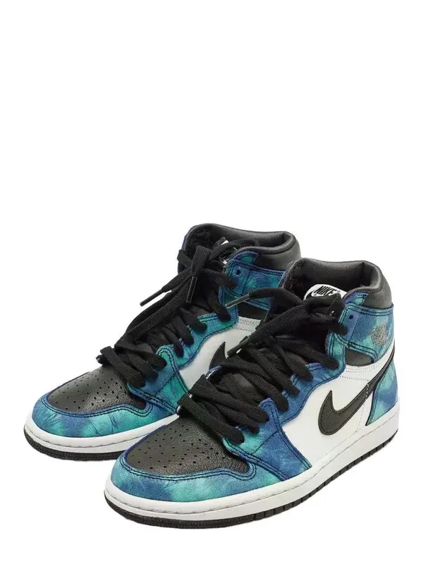 JORDAN 1 Retro Tie-dye Sneakers - Blue