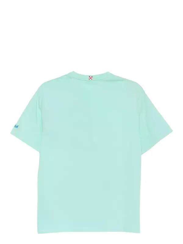 MC2 SAINT BARTH Austin Print-detail Pocket T-shirt - Green