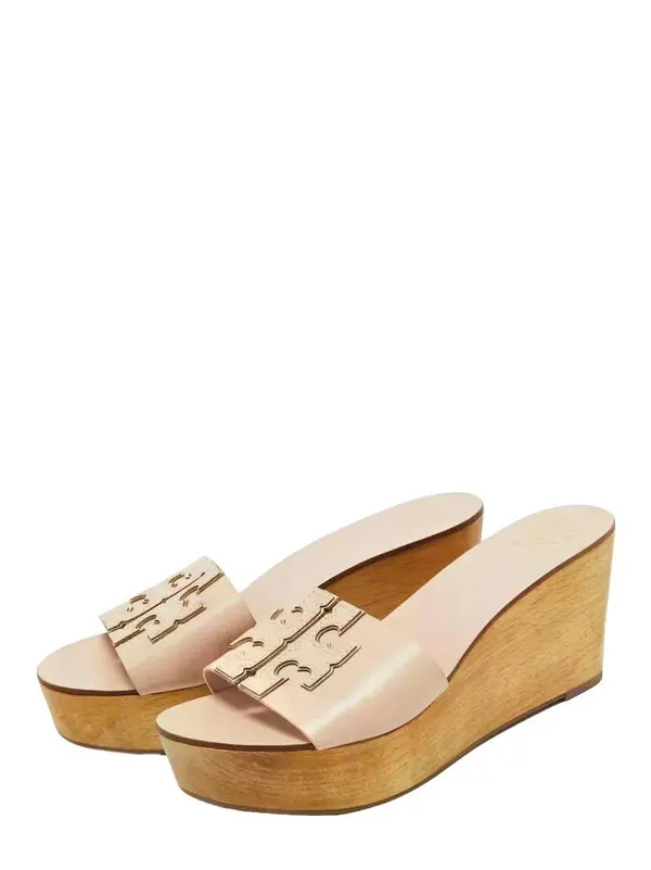 Tory Burch Ines Platform Wedge Sandals - Pink