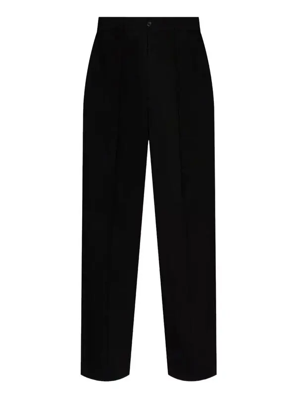 Balenciaga Pleated Pocket Trousers - Black