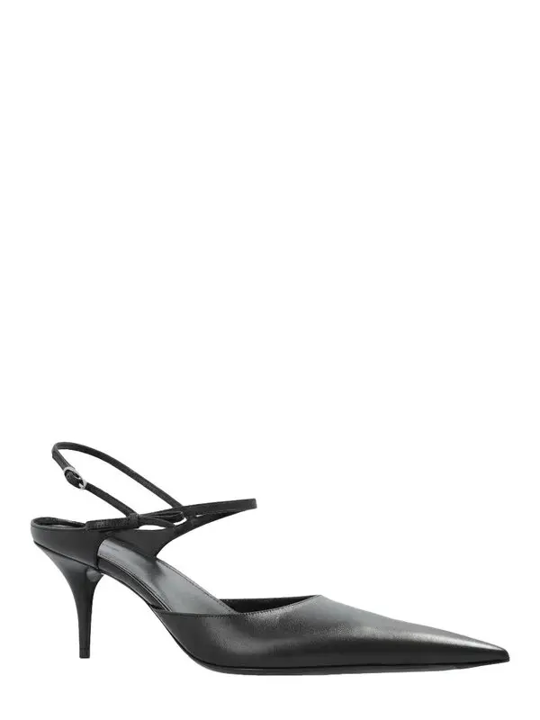 Balenciaga Avenue Bow-detail Slingback Pumps - Black