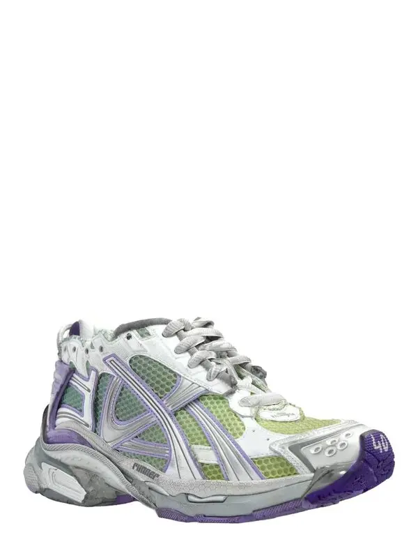 Balenciaga Runner Lace-up Sneakers - Silver