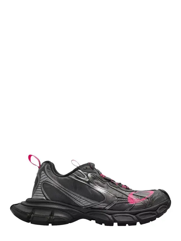 Balenciaga Panelled Low-top Sneakers - Black