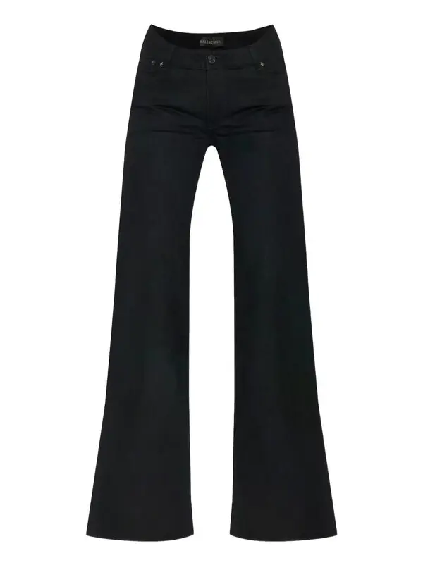 Balenciaga Belt Loops Trousers - Black