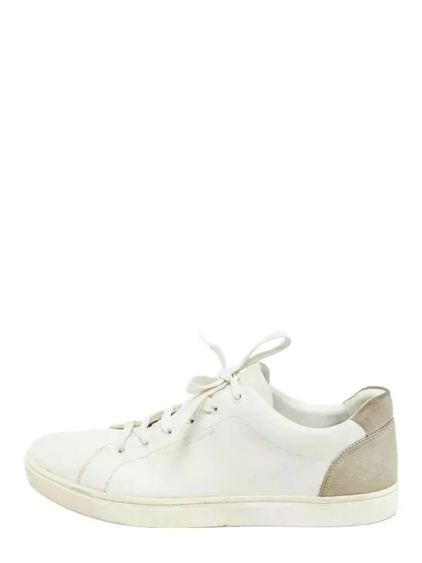 Dolce & Gabbana Leather Suede Paneled Sneakers - Neutrals