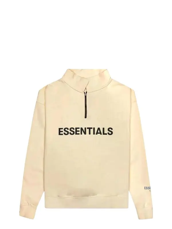 Fear Of God Half-zip Mock Neck Sweater - Neutrals