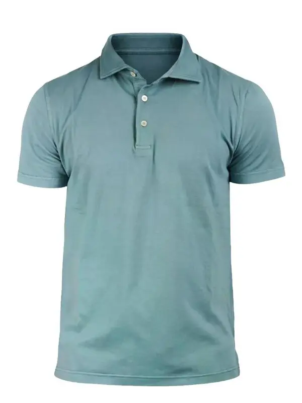 Fedeli Jersey Polo Shirt - Blue