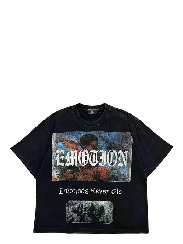 Mixed Emotion Divine Emotion Graphic-print T-shirt - Black