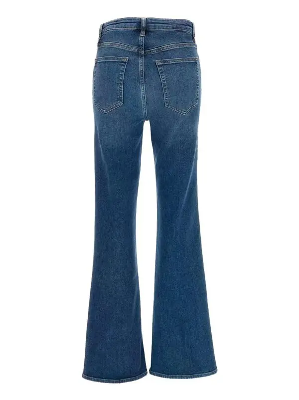 FRAME High-rise Flared Jeans - Blue