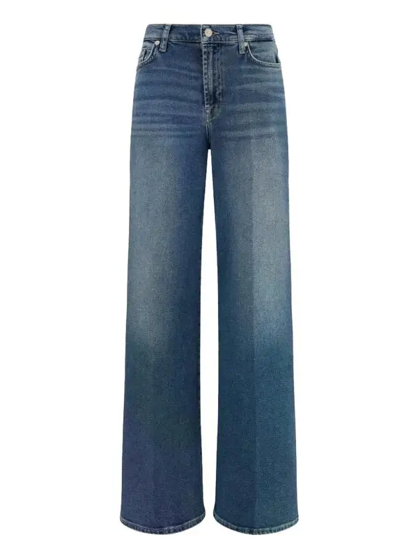 7 For All Mankind Flared Jeans - Blue
