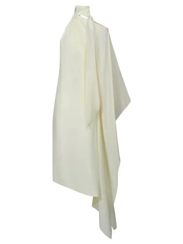 TALLER MARMO Atlas Draped Dress - Neutrals