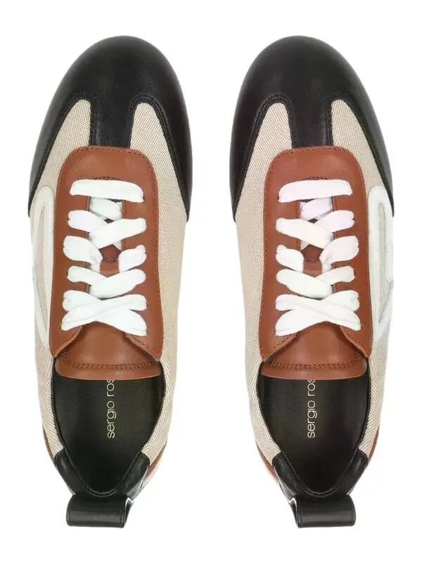 SERGIO ROSSI Sr Rush Panelled Sneakers - Neutrals
