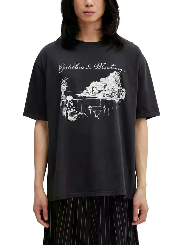 Rhude Graphic-print T-shirt - Black