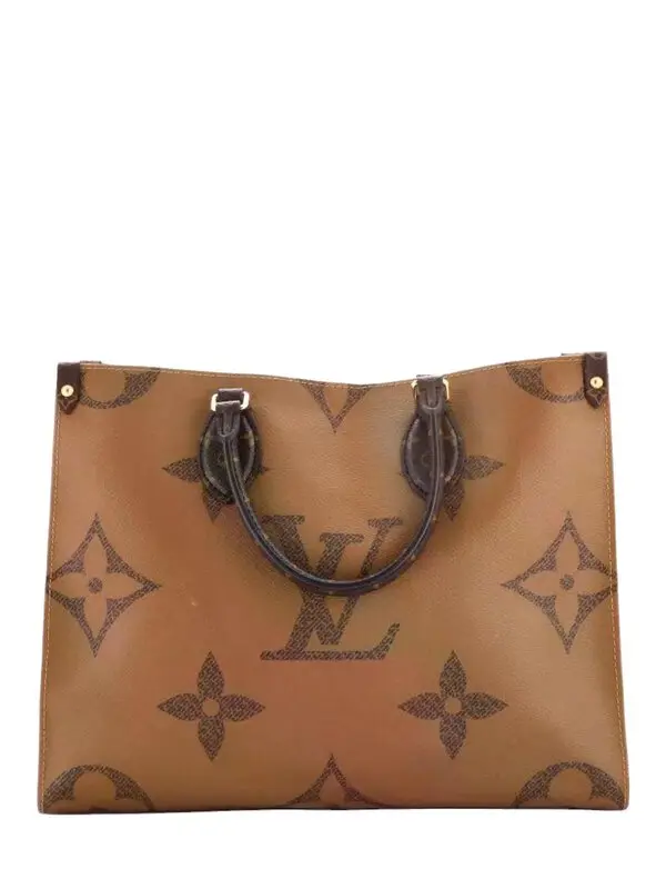 LOUIS VUITTON Onthego Mm Tote Bag - Brown