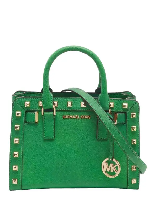 Michael Kors Dillon Studded Tote Bag - Green