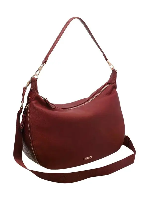 Liu Jo Crocodile-effect Zipped Tote Bag - Red