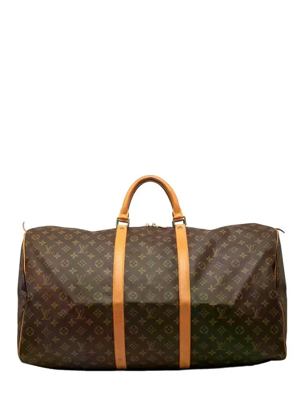 LOUIS VUITTON 1989 Keepall 60 Travel Bag - Brown