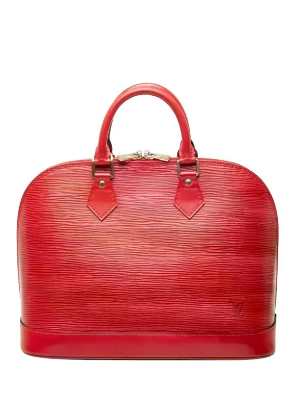 LOUIS VUITTON Epi Alma Pm Handbag - Red