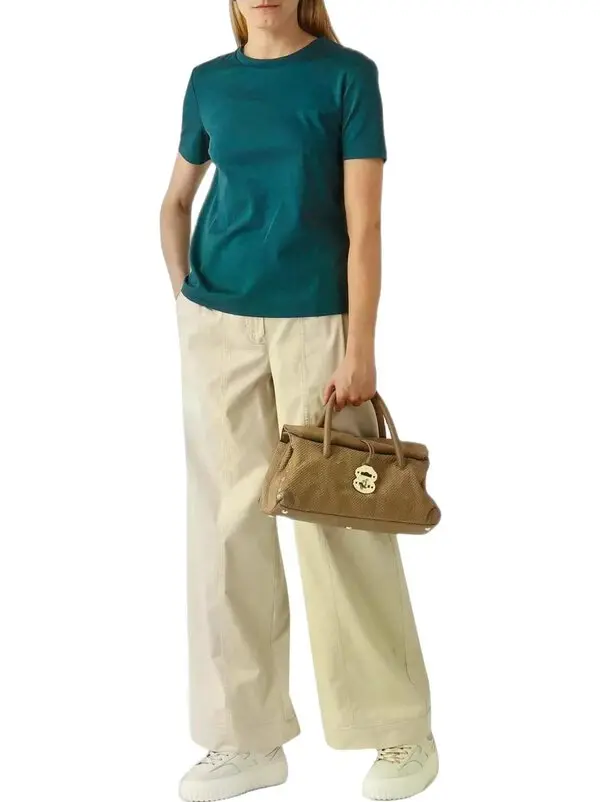 Max Mara Crew Neck T-shirt - Blue