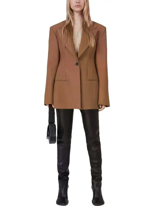 Stella McCartney Single-breasted Blazer - Brown