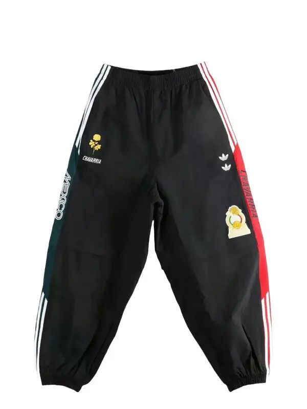 Adidas X Willy Chavarria Logo Patch Track Pants - Black