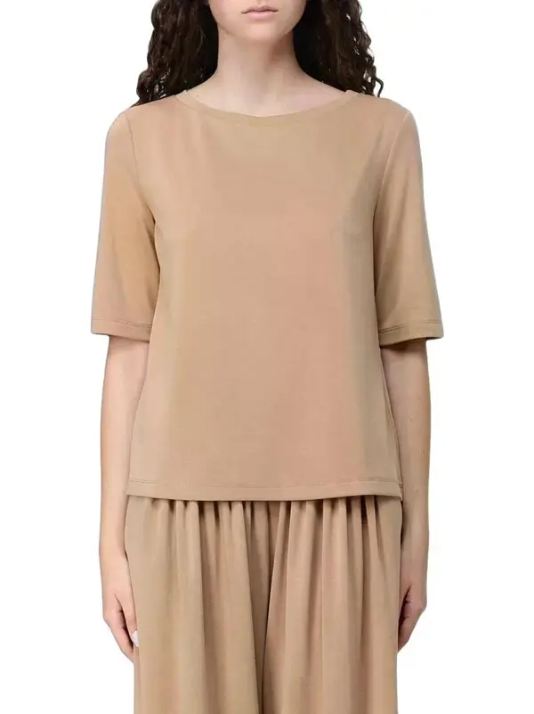 Max Mara Short Sleeve T-shirt - Neutrals